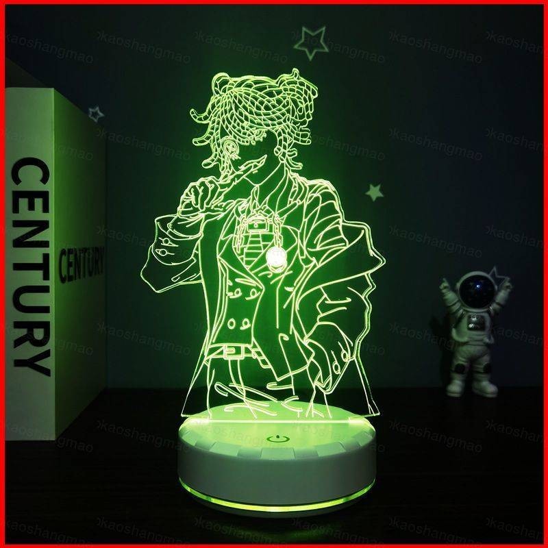 WILK Identity V Peter Ratri Luca Balsa Night Light Anime 3D Lamp Remote ...