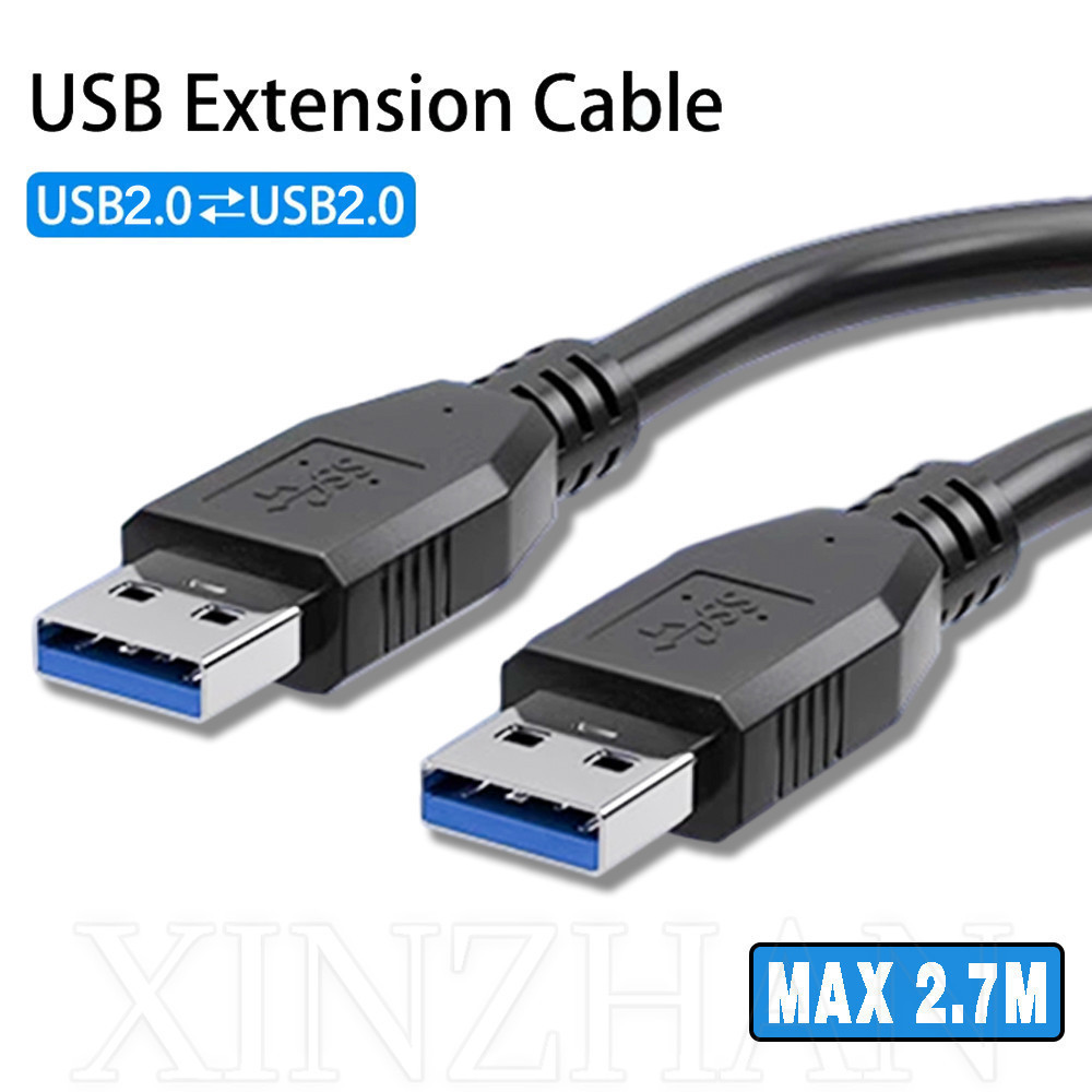 Double Headed USB 2.0 Data Cable - USB Power Connection Cable for ...