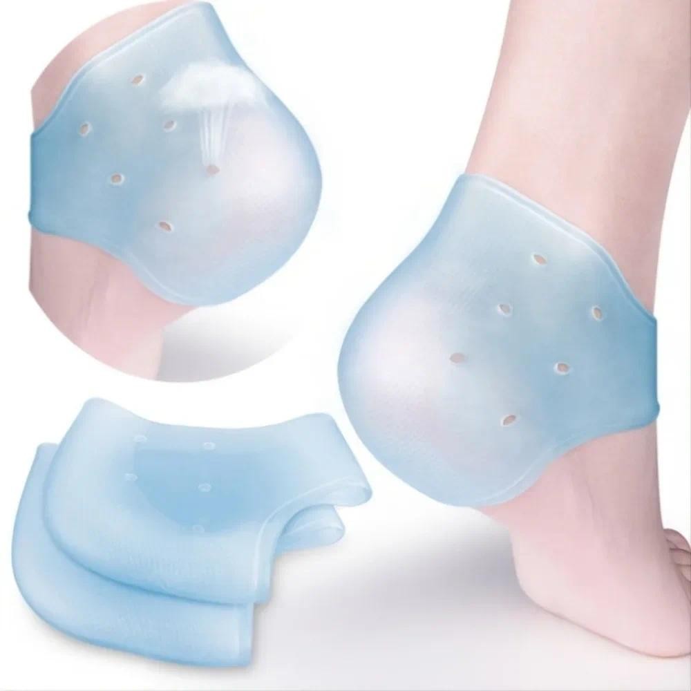 2PCS Heel Cushion Gel Heel Protector for Plantar Fasciitis Achilles ...