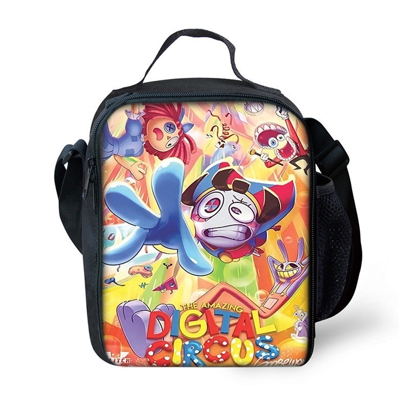 THE AMAZING DIGITAL CIRCUS Insulated Lunch Bag Pomni Ragatha Jax Lunch ...