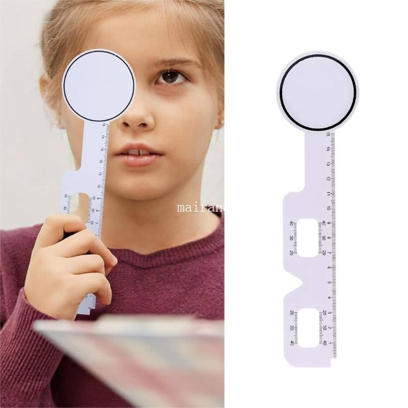 【MT】 PD Ruler Eye Chart Eye Occluder Pocket Double Side Eye Chart Eye ...