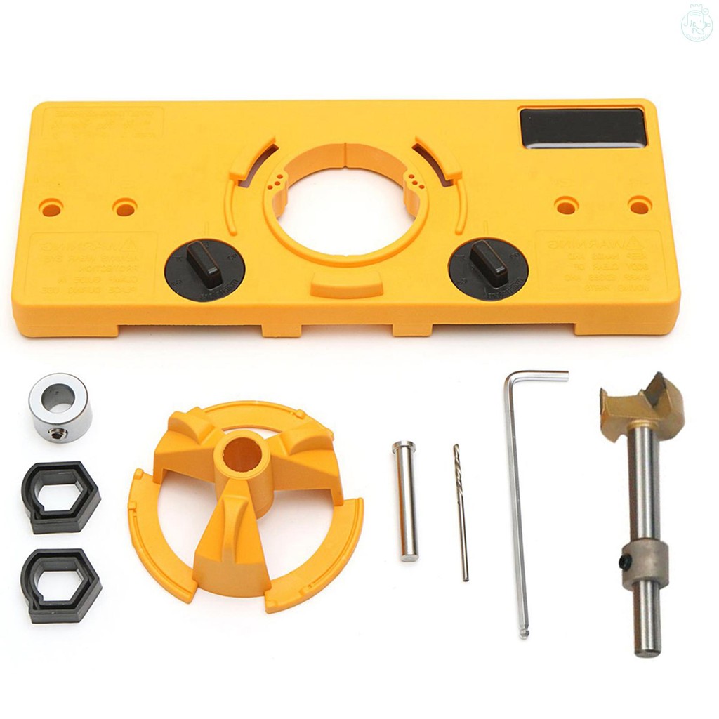 Cup Style Concealed Hinge Jig Guide Set Boring Hole Template 35mm ...