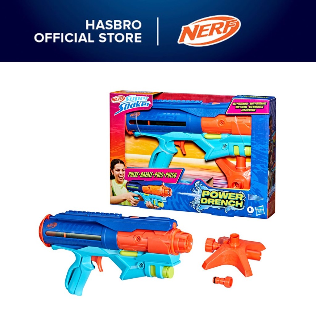 Nerf Super Soaker Power Drench: High-Performance Blasting, Easy Fill ...