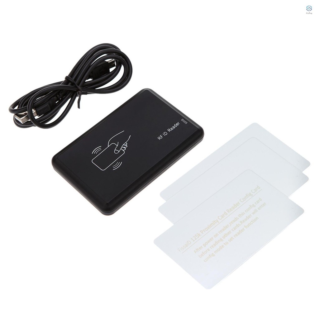 Contactless RFID Card Reader 125KHz USB ID Card Reader Configurable EM ...