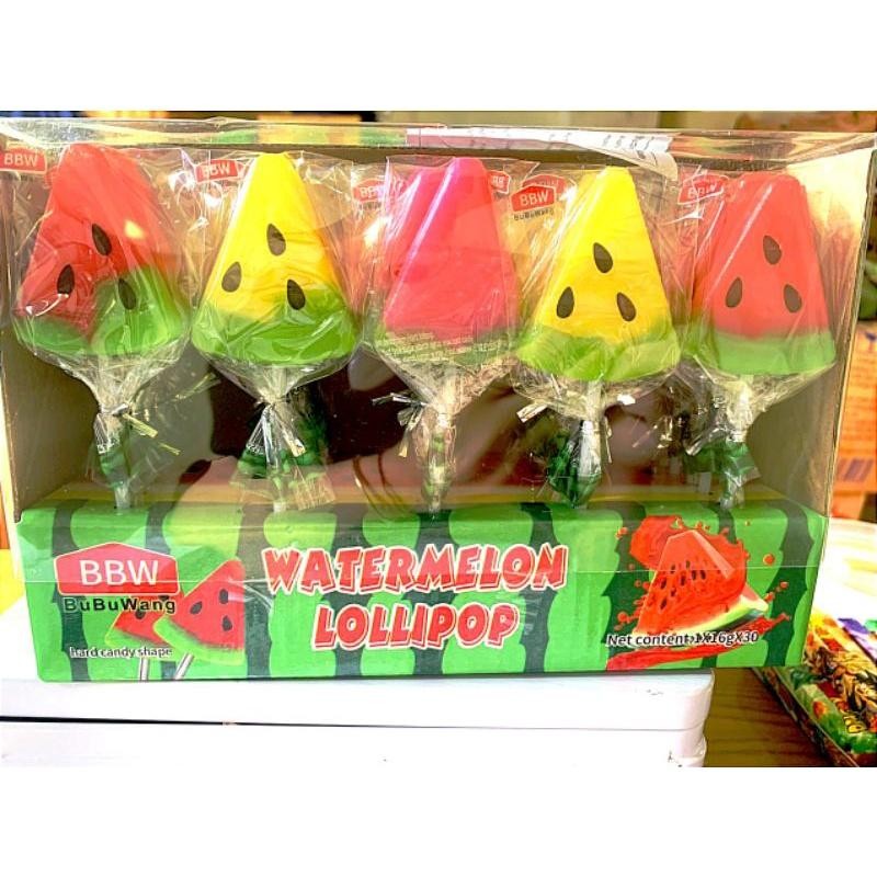 Watermelon Fruit Lollipops (30 pieces) | Shopee Singapore