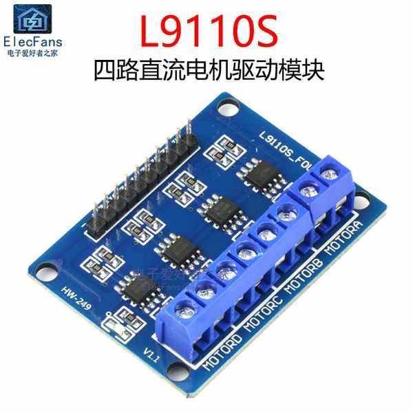 L9110s Four-Channel DC Motor Driver Module 2-Channel Stepper Motor ...