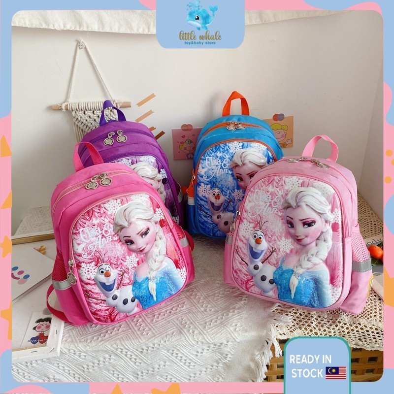 School Bag Kids FROZEN Princess Elsa Anna Girls Kids Toddler Backpack ...