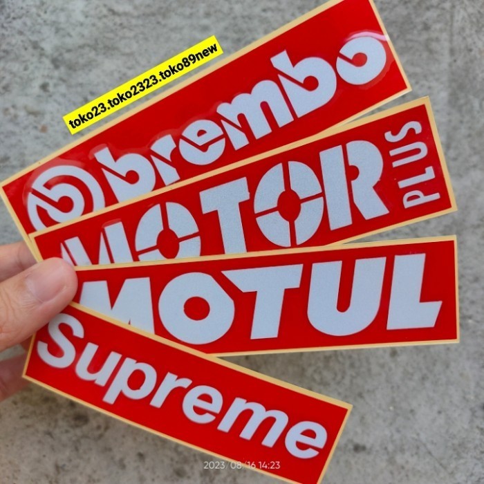 Sticker cutting supreme brembo motul sticker Motorcycle racing - plus ...