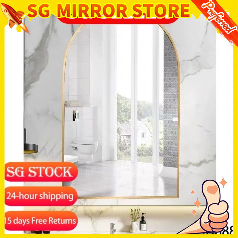 Arch mirror Wall hanging art Mirror Bathroom Mirror makeup Mirror ...