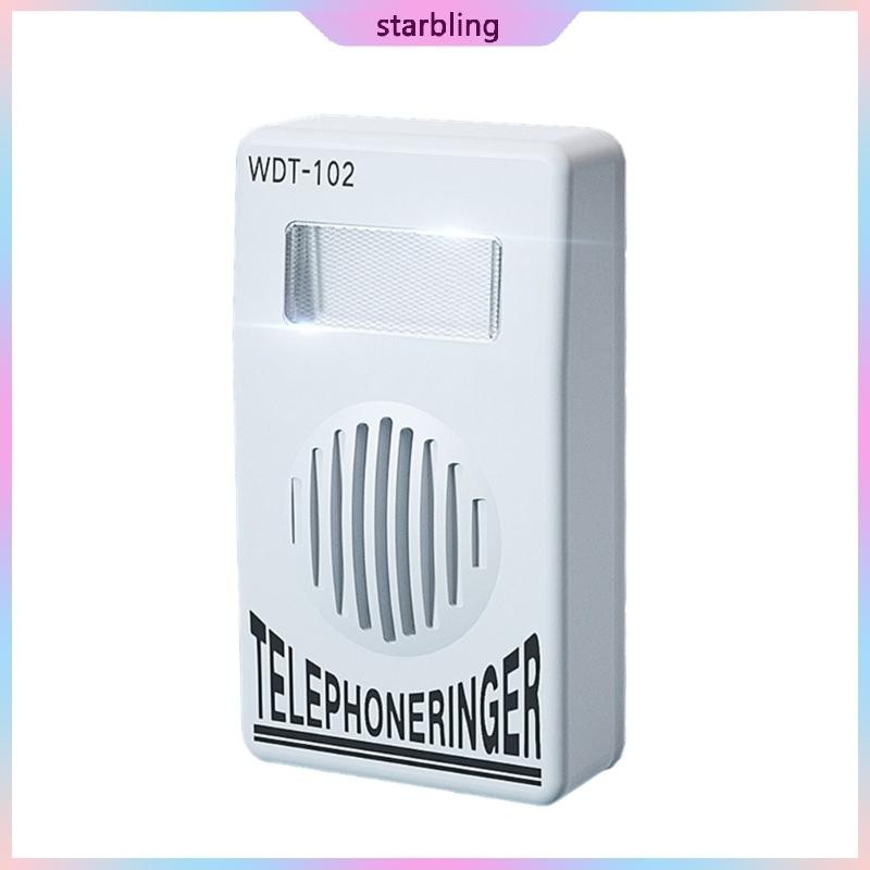 Star Adjustable Telephone Ringer Amplifier with Flashing Lights for ...