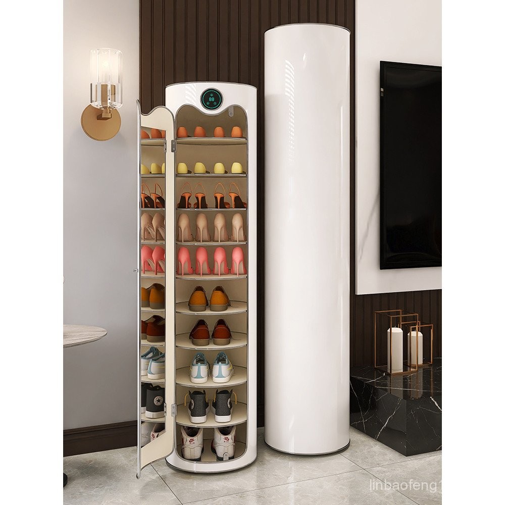 Rotating Shoe Cabinet for Home Entrance, Smart Electronic Sterilization ...