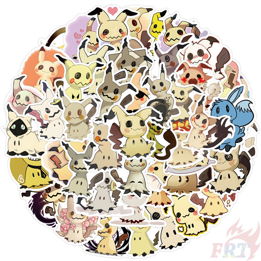 50Pcs/Set Mimikyu Series 01 Stickers DIY Fashion Waterproof Doodle ...