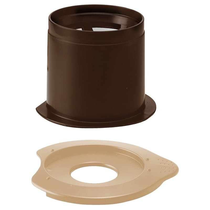 HARIO Cafe Au Lait Dripper Light 1-Serving Paperless Coffee Dripper ...