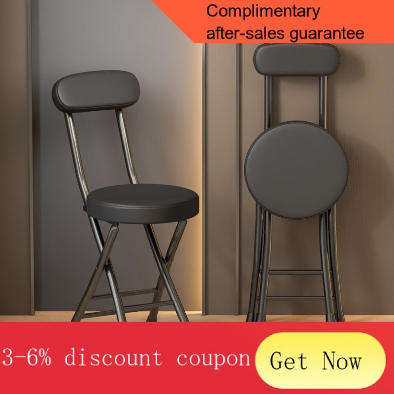 XY1 Folding Chair Stool Home Chair Dining Stool High Stool Small round ...