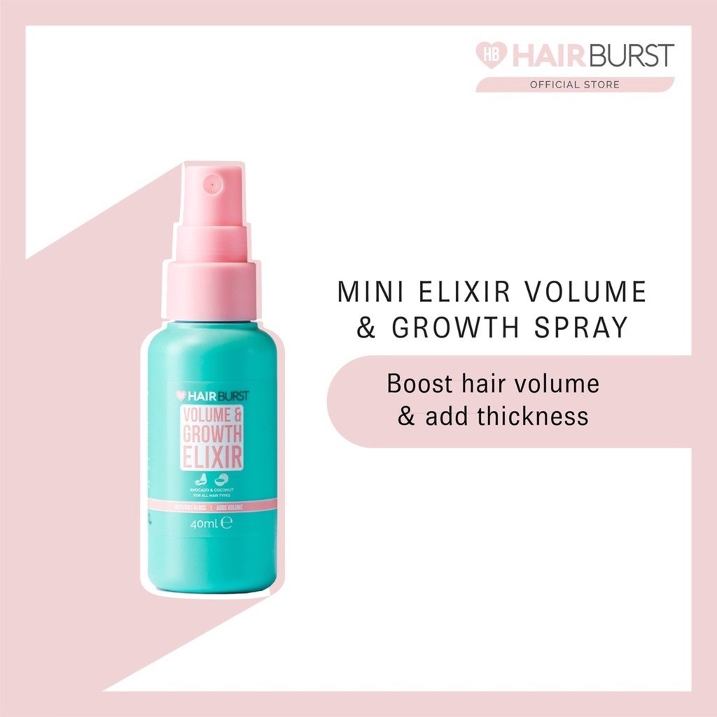 Hairburst Mini Volume & Growth Elixir Spray 40ml | Shopee Singapore
