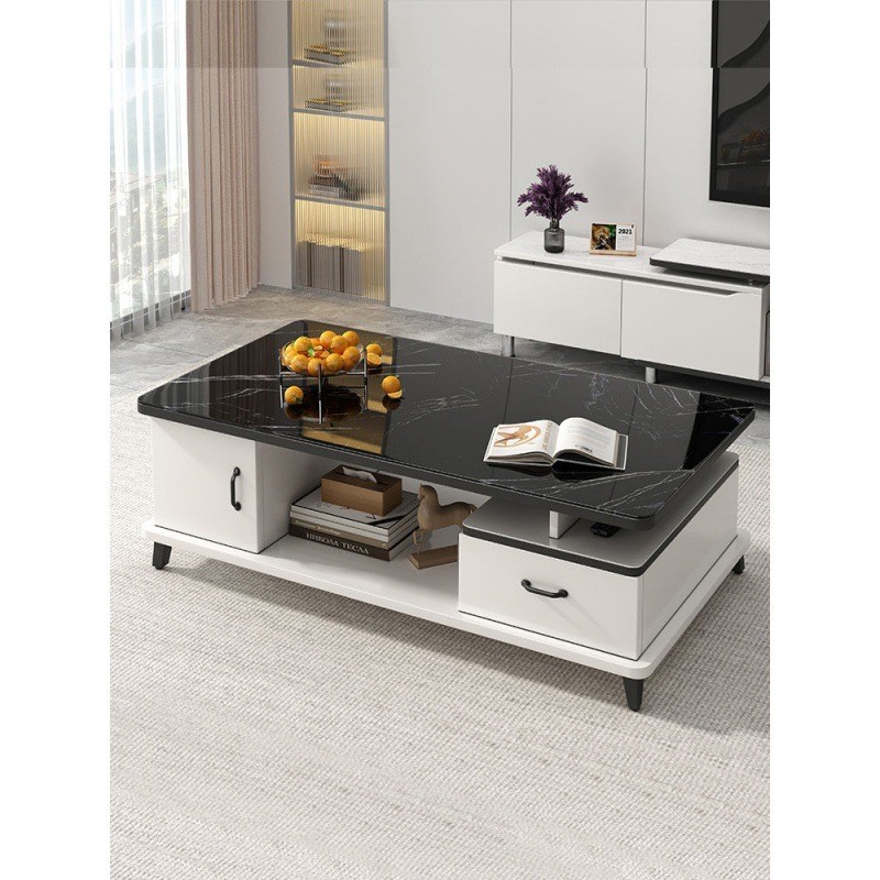 {SG Sales}Coffee Table Living RoomLight Luxury Office Tea Table Coffee ...