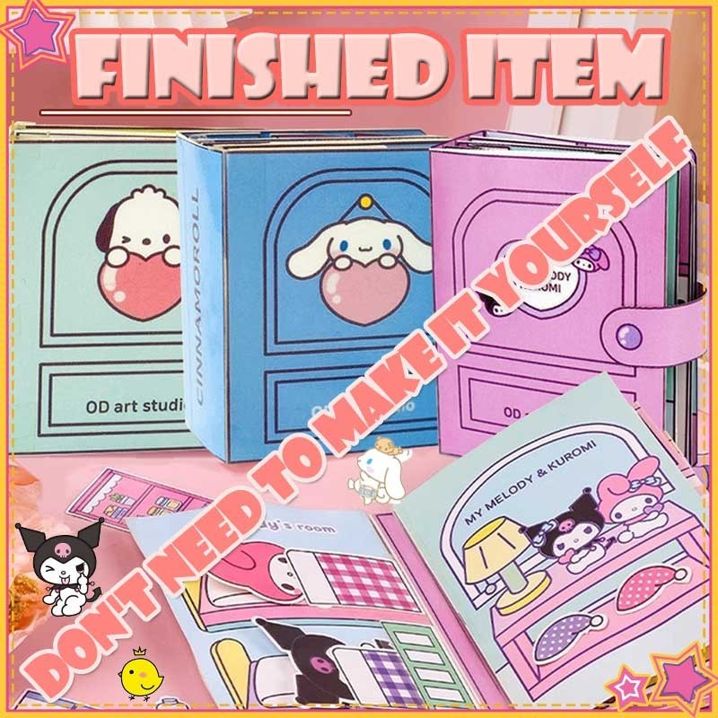 No Need Make Finished Product Melody Kuromi Quiet Book Girl Cute ...