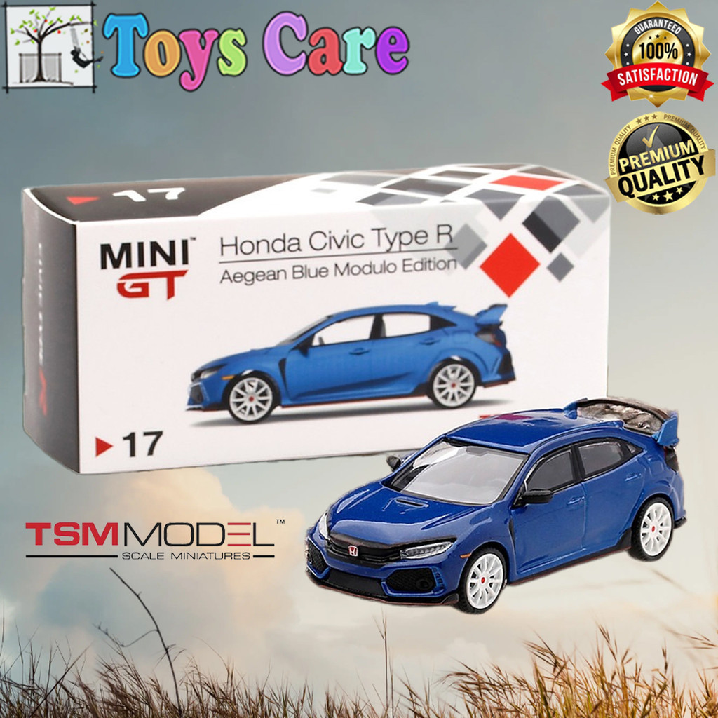 Mini GT HONDA CIVIC Type R AEGEAN BLUE MODULO EDITION - MGT00017 CUSTOM ...