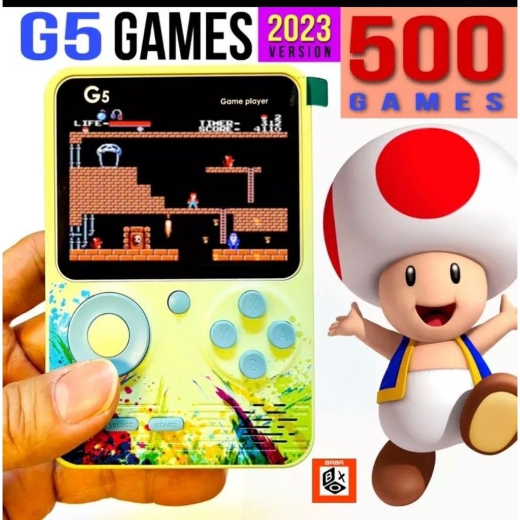 Mini Game Boy Sup Game Console G5 Game Machine Built-in 500 Games ...