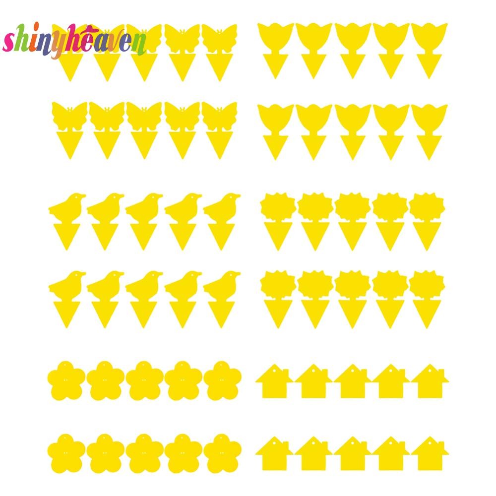 10-20PCS Fungus Gnat Traps Yellow Sticky Bug Trap Pest Insects Killer ...
