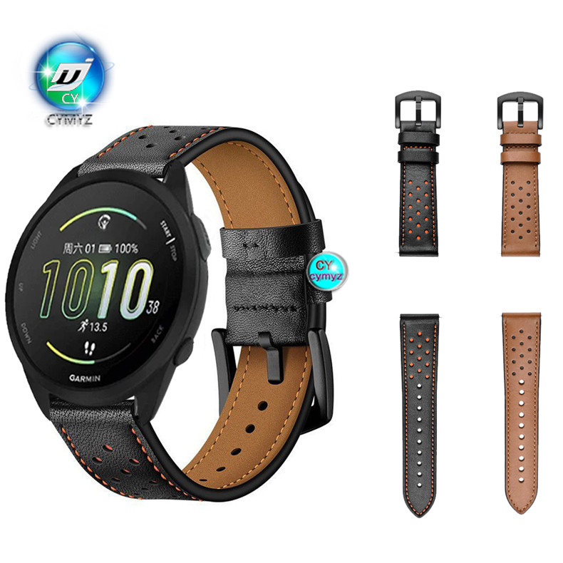 Garmin Forerunner 165 Music strap Leather strap for Garmin Forerunner ...