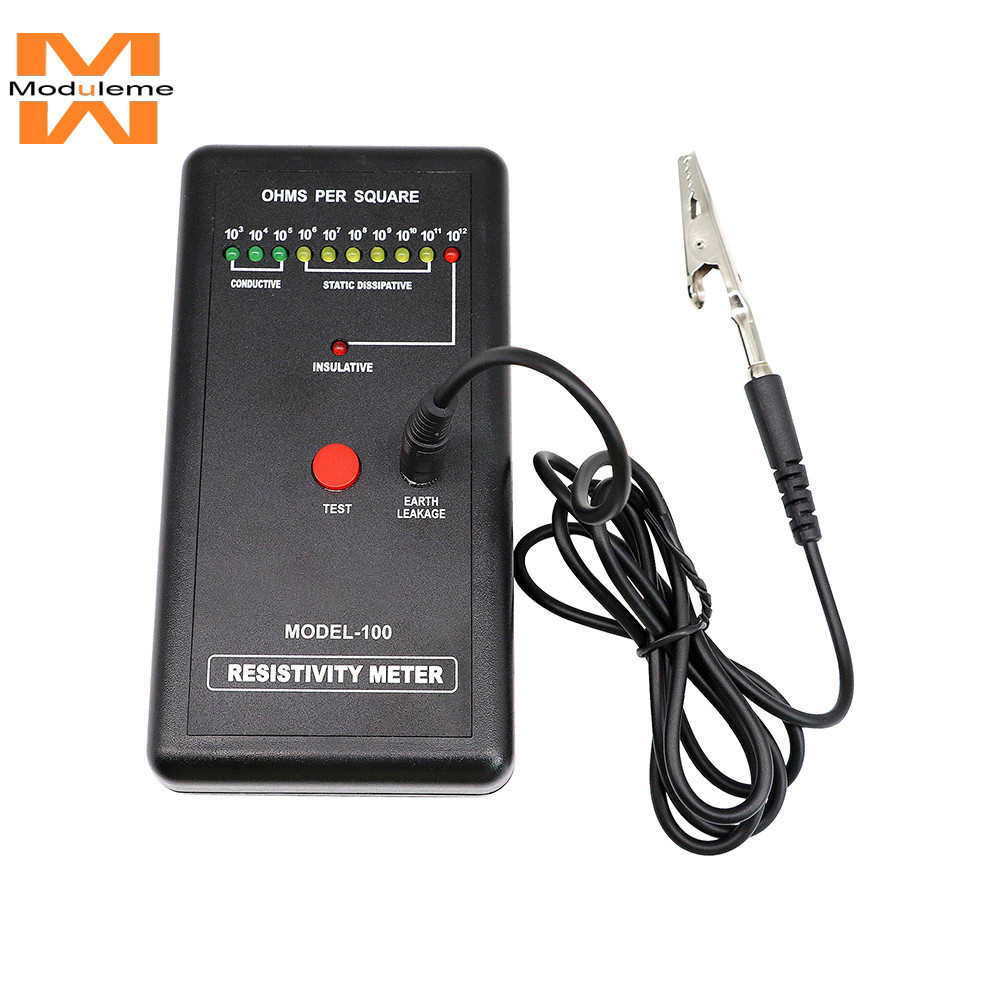 ESD Surface Resistance Resistivity Meter Electrostatic Static ...