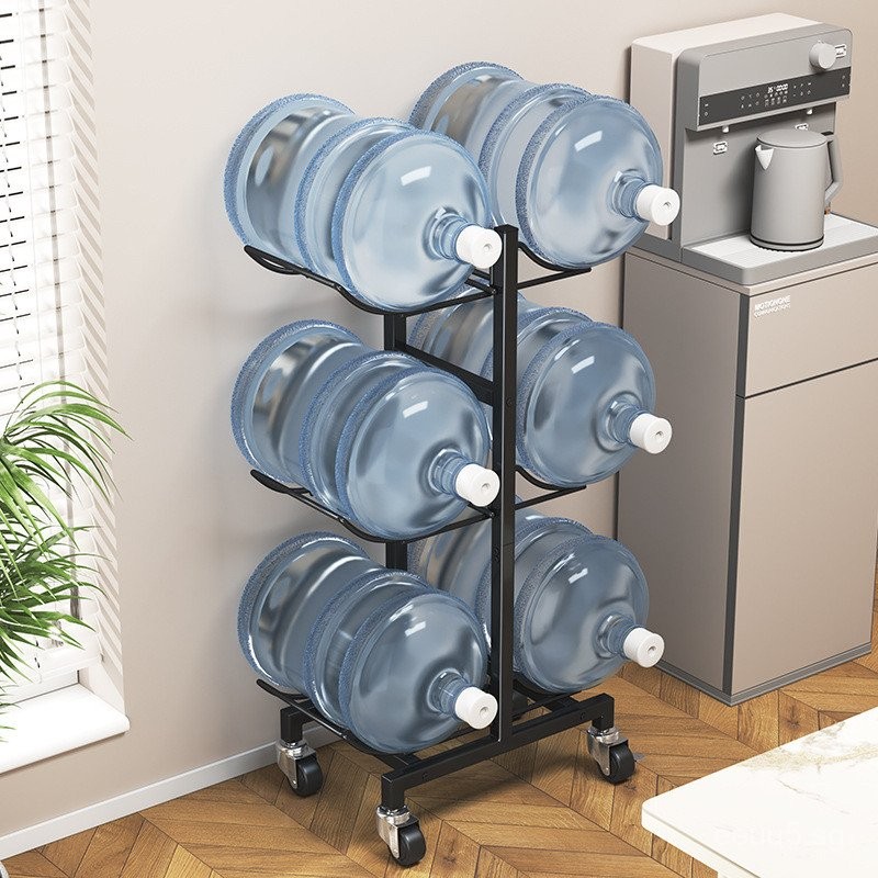 Bottled Water Storage Rack Floor-standing Company Pure Drinking Water ...