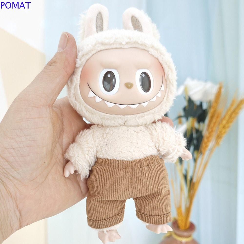POMAT Labubu Time Clothes, Cloth Handmade Labubu Plush Doll Outfit ...