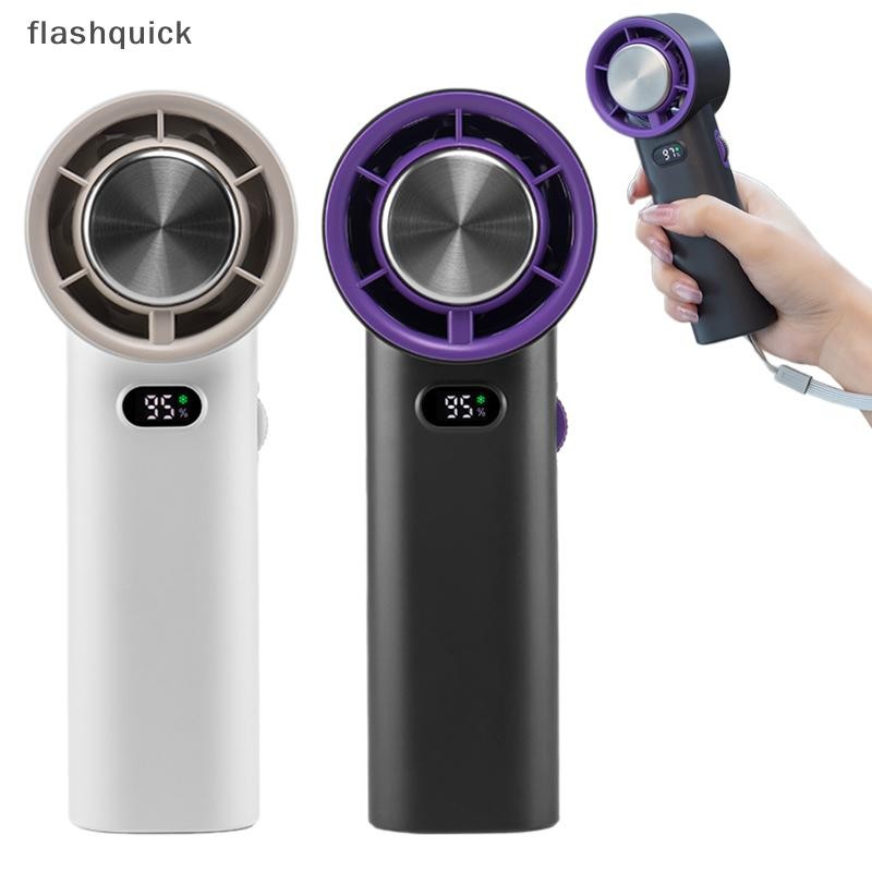 flashquick Portable Handheld Turbo Fan 100 Wind Speeds Adjustable Mini ...