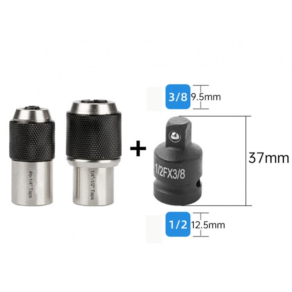 Screw Extraction and Tapping Toolset Featuring Three Adjustable Sockets ...