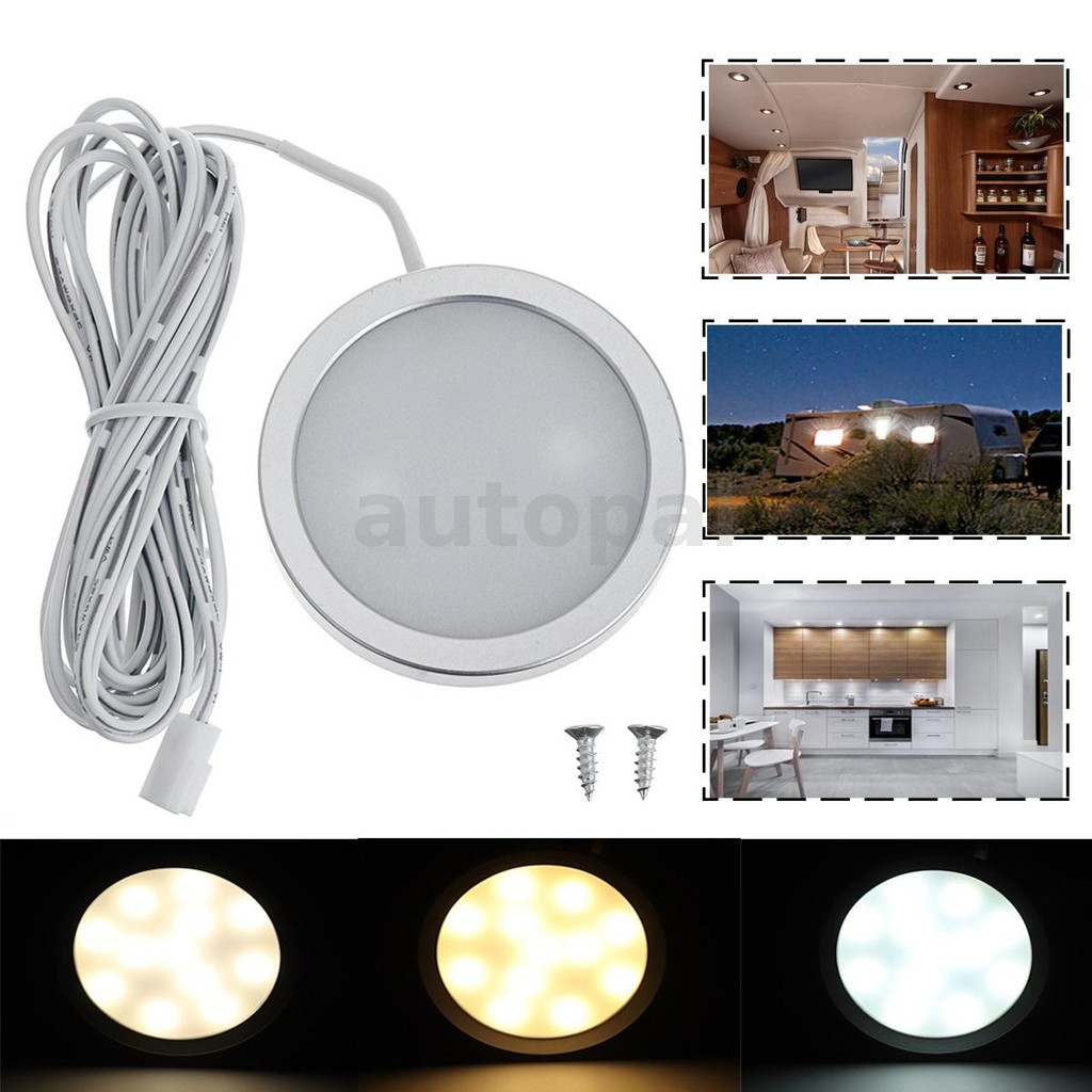 12V Interior LED Spot Light Downlight For VW T5 T4 Van Camper Motorhome ...
