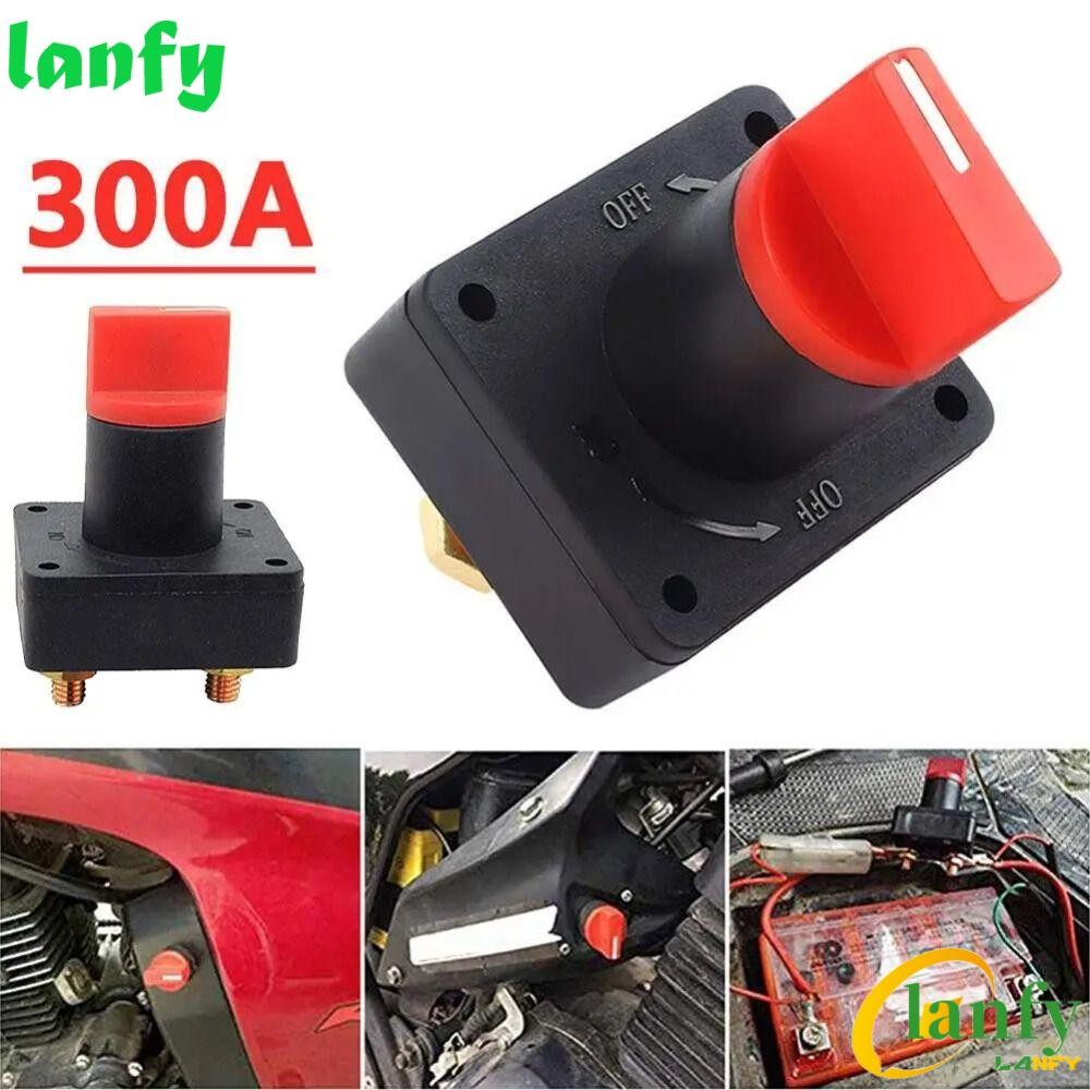 LANFY Car Master Battery Switch, Compact Safe Power Disconnect Rotary ...