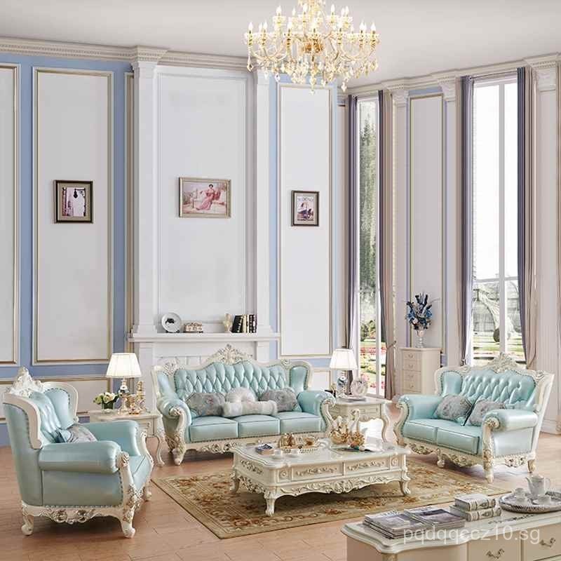 New European Style Sofa Set for Large and Small Living Rooms, Villa ...