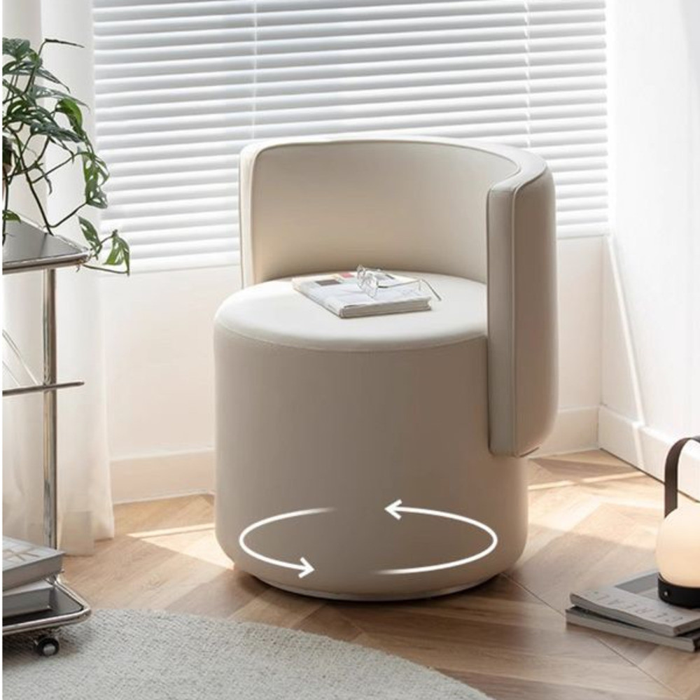 Rotable Makeup Stool Single Sofa Bedroom Sofa Bedroom Dressing Stool ...