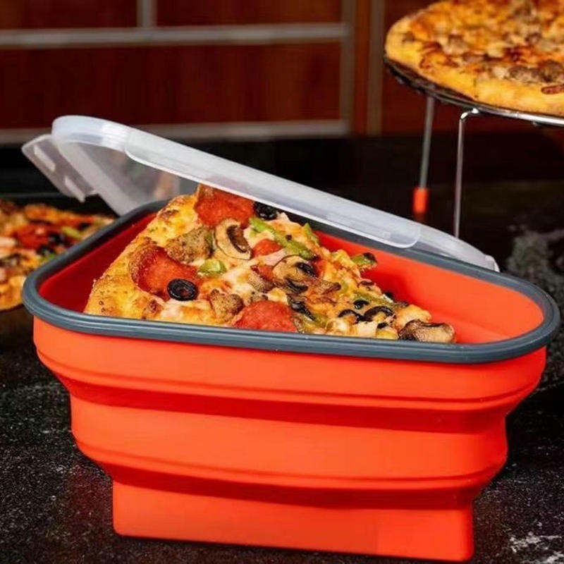 Contact Now Reusable Silicone Pizza Slice Container Pizza Box ...