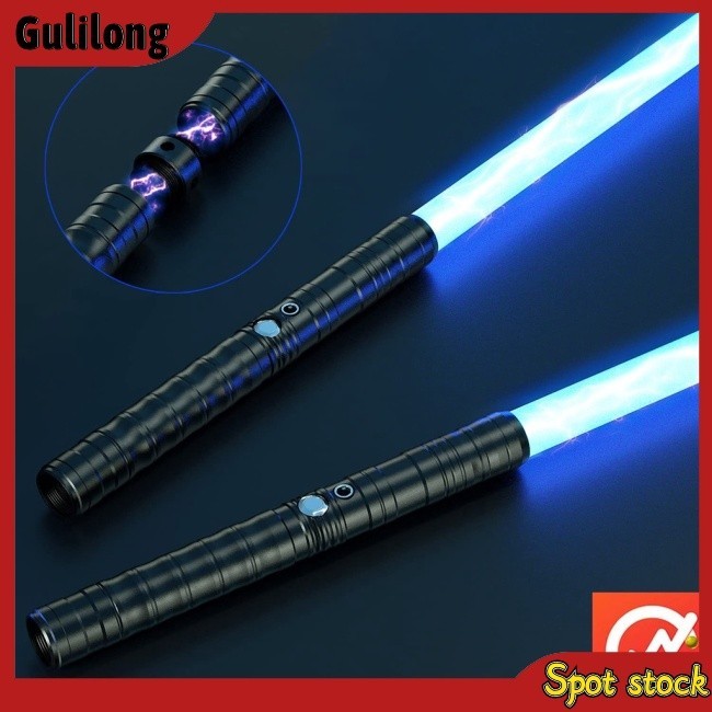 GULI Lightsaber Metal Sword rechargeable role play RGB 2 pieces can ...
