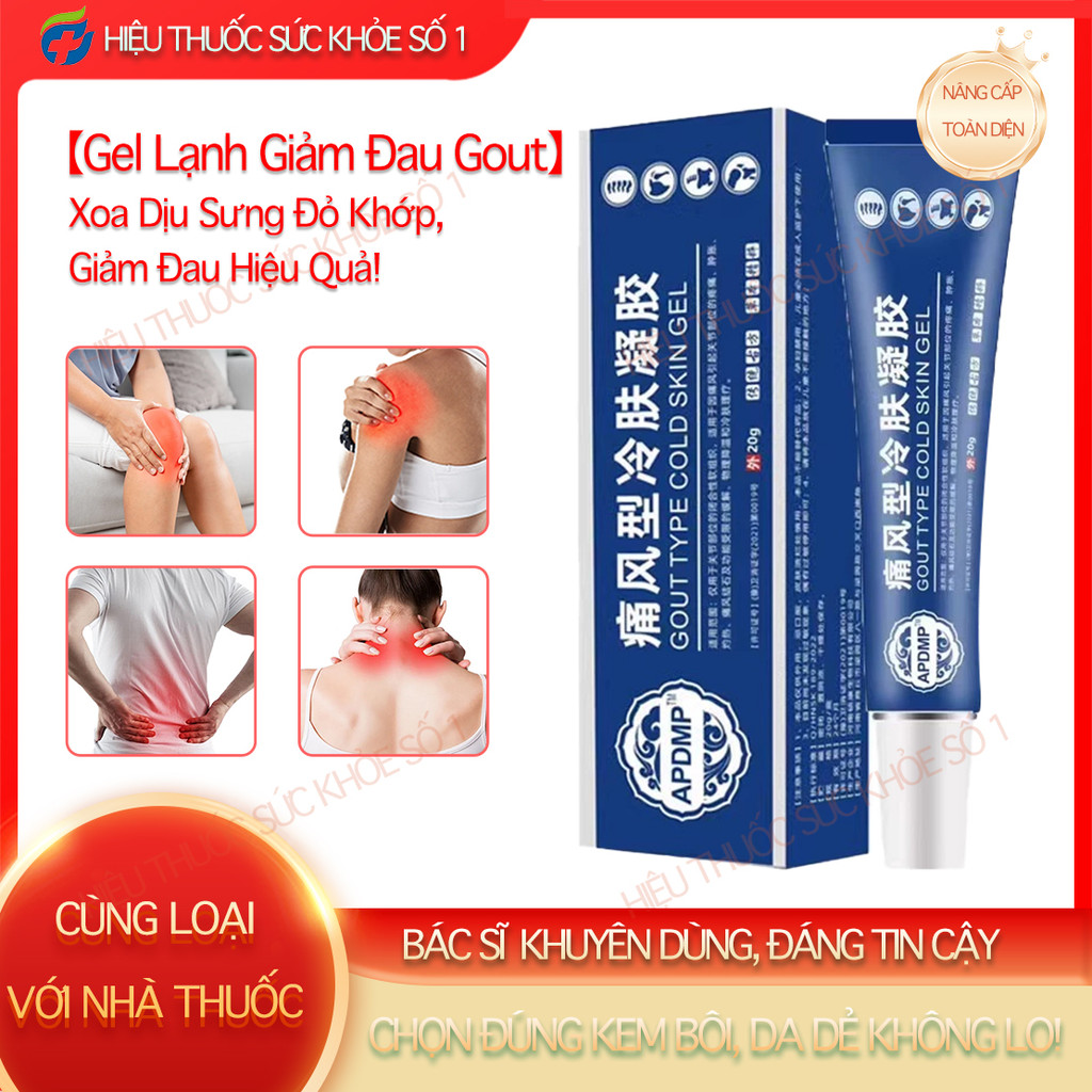 APGAR Cold Gel helps relieve pain caused by gout, knee pain, bone and ...