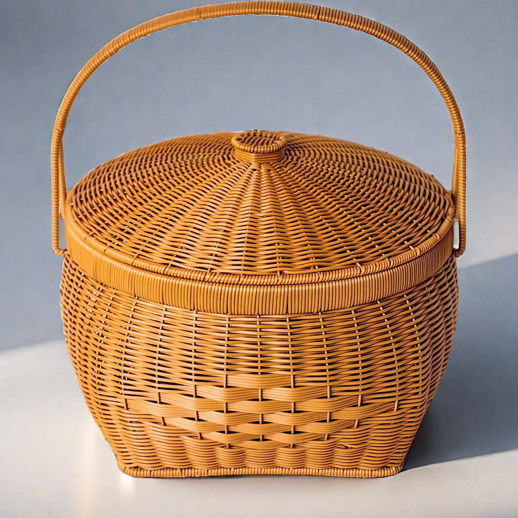 New Style Bye-Bye Basket with Lid Traditional Wedding round Basket ...