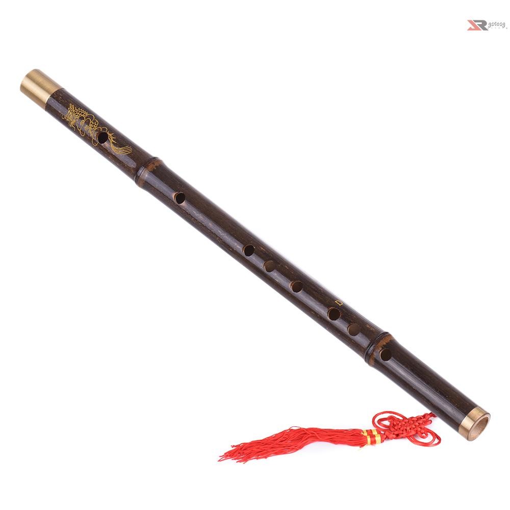 Professional Black Bamboo Dizi Flute Traditional Handmade Chinese ...