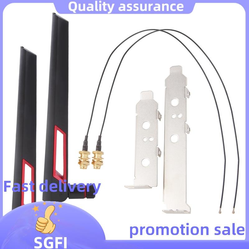 2X8Dbi Dual Band M.2 IPEX MHF4 U.Fl Cable to RP-SMA Pigtail WiFi ...