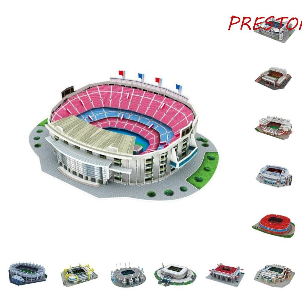 PRESTON 3D Soccer Stadium Puzzle, Model DIY Miniature Football Stadiums ...