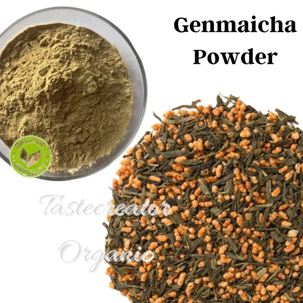 Genmaicha Powder 玄米茶 250g Japan Tea Instant Tea Powder Matcha Powder ...