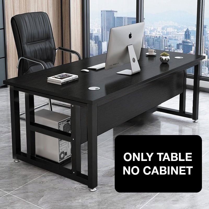 [SG Stock] Office PC Table With Drawers Desks 120cm/140cm/160cm ...