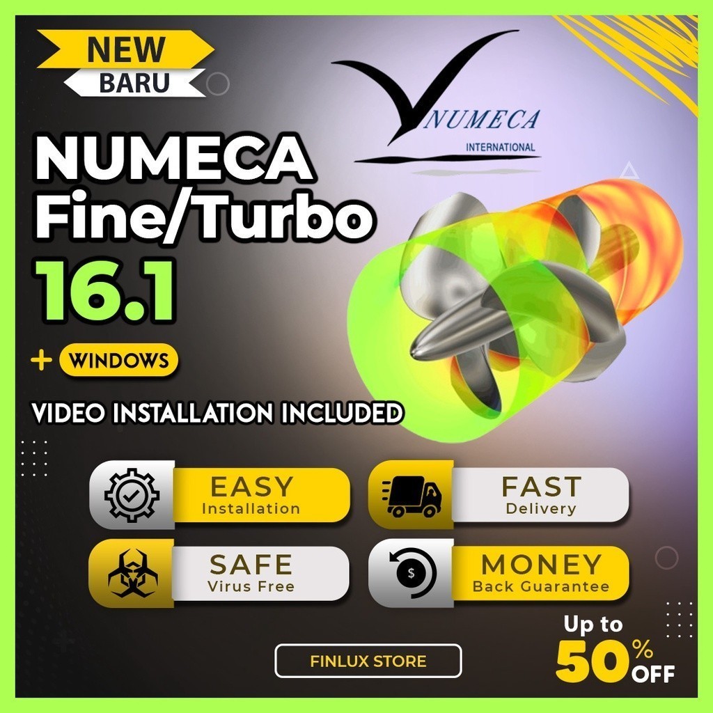 NUMECA FINE / Turbo v16.1 Lifetime For Windows (64-Bit) | Shopee Singapore