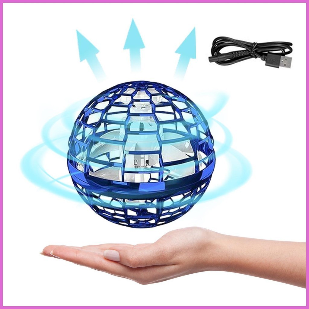 Flying Orb Ball Toy Hand Controlled Floating Boomerang Ball Magical LED ...