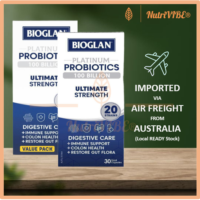 [Ready SG Stock] Bioglan Platinum Probiotics 100 Billion 30 / 60 ...