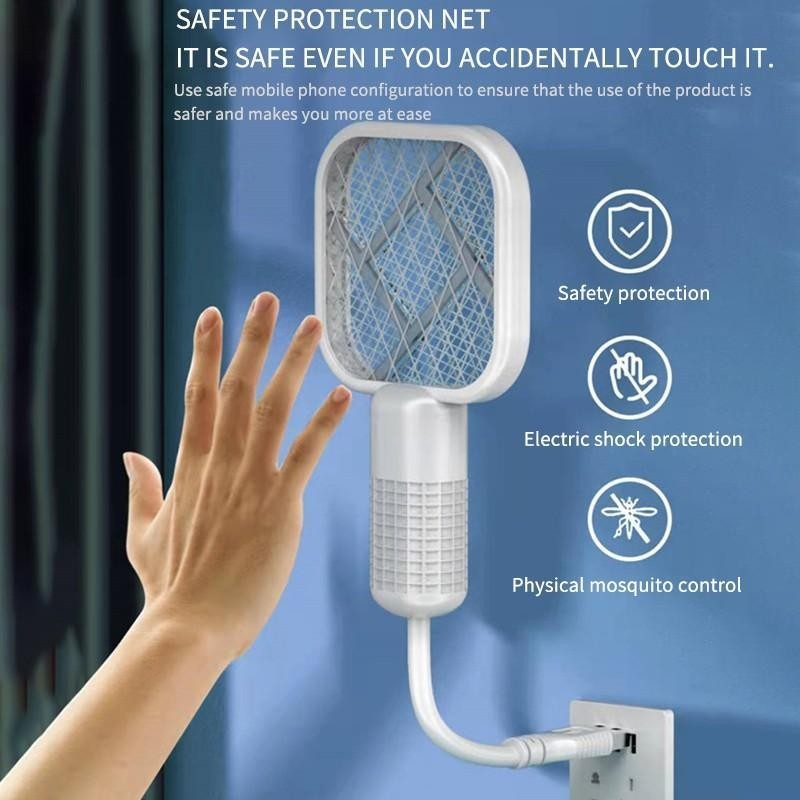 New Mini Electric Mosquito Swatter Racket Mosquito Repel-lent ...