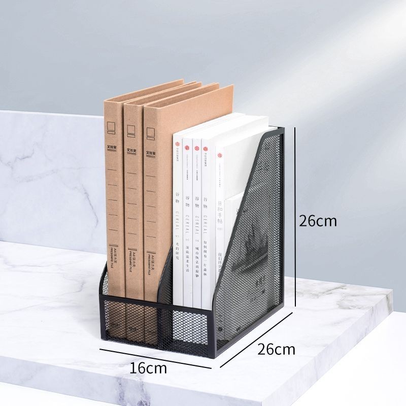 Metal File Frame File Holder Office Iron Folder Storage Box Bookshelf ...