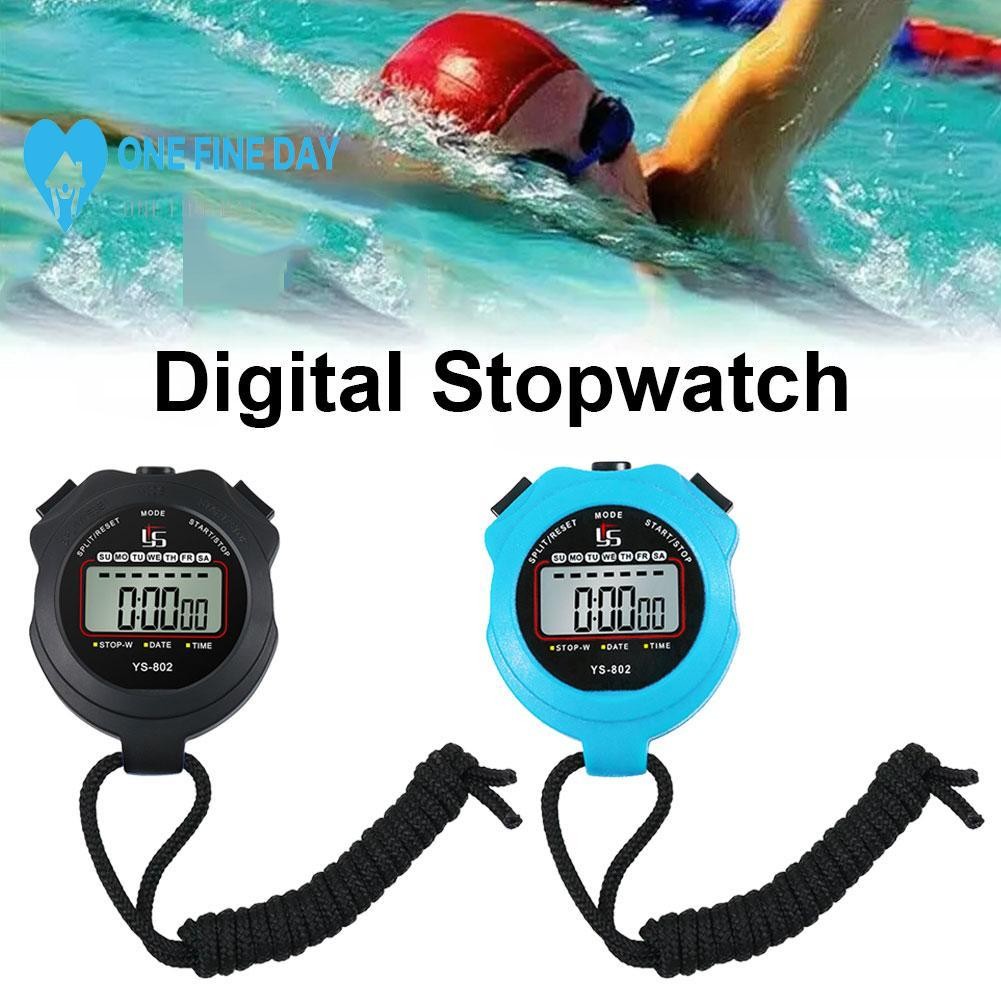 Single Channel Electronic Stopwatch Timer Competition Sports Training ...