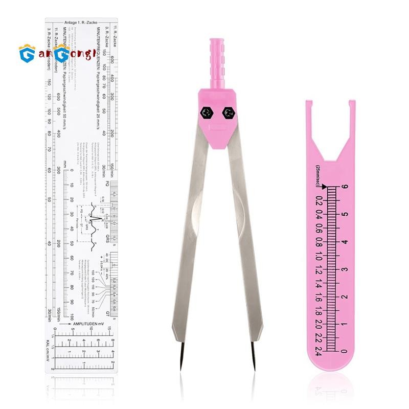 EKG Calipers ECG Calipers Measuring Tool with Ruler EKG Caliper Divider ...
